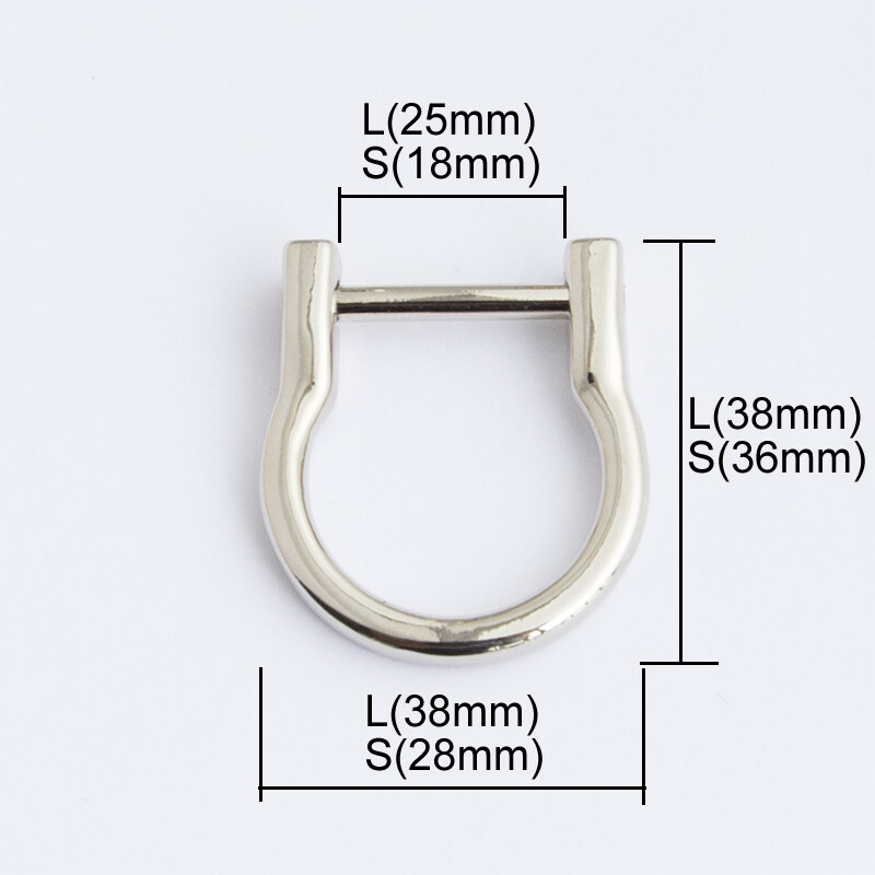 Stainless Steel D Ring 2 Pcs 304 Stainless Steel M12 Threaded D-Rings ...
