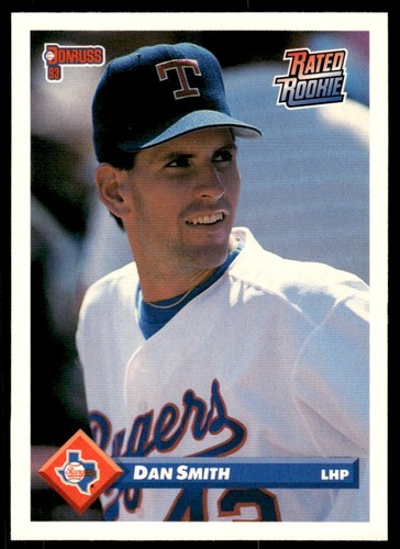 1993 Donruss Baseball Card Dan Smith Texas Rangers #374 | eBay