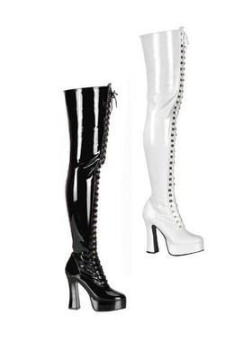 Pleaser ELECTRA-3023 Women's 5 Inch Stack Heel With 1 1/2 Inch Platform ...