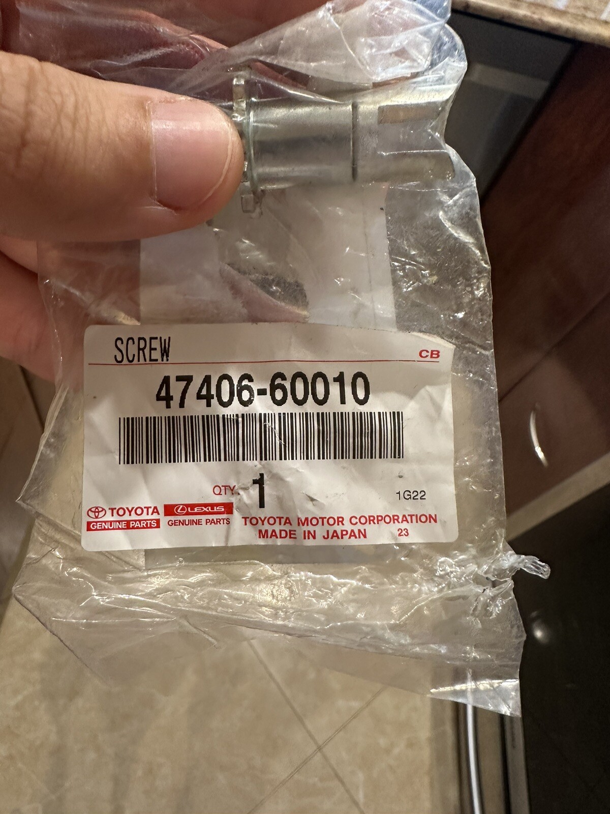 TOYOTA GENUINE 47406-60010 BRAKE SCREW SET | eBay