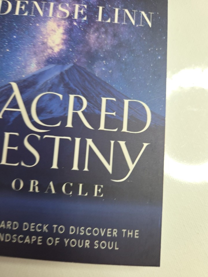 SACRED DESTINY ORACLE CARD SET - 52 CARD DECK AND GUIDEBOOK - DENISE ...