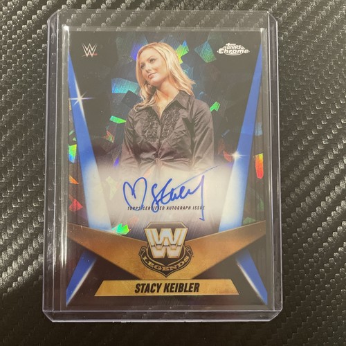 2025 Topps Chrome WWE Sapphire Stacy Keibler legendary autograph ...