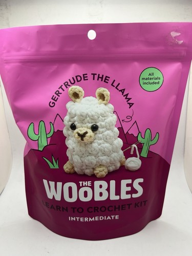 The Woobles Learn To Crochet Kit, Intermediate - Gertrude The Llama ...