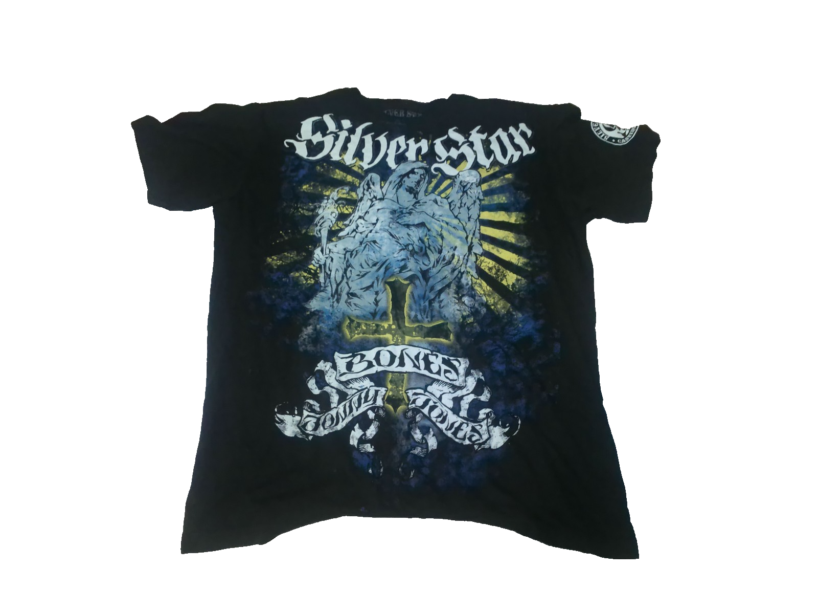 Vtg USA 1993 Silver Star casting co. Johnny Bones Jones XL gothic excel ...