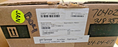 Rosemount 396P-01-10-55-41 PH ORP Sensor Emerson Tuph Silicore NEW | eBay