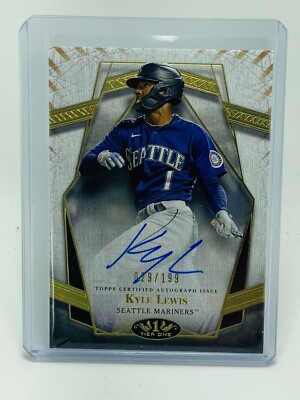 2022 Topps Tier One Kyle Lewis on Card Auto #029/199 | eBay