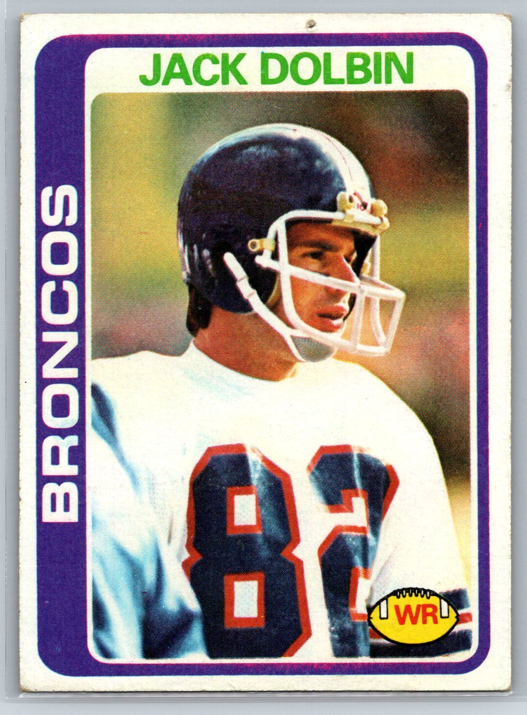1978 Topps Jack Dolbin Denver Broncos #384 | eBay