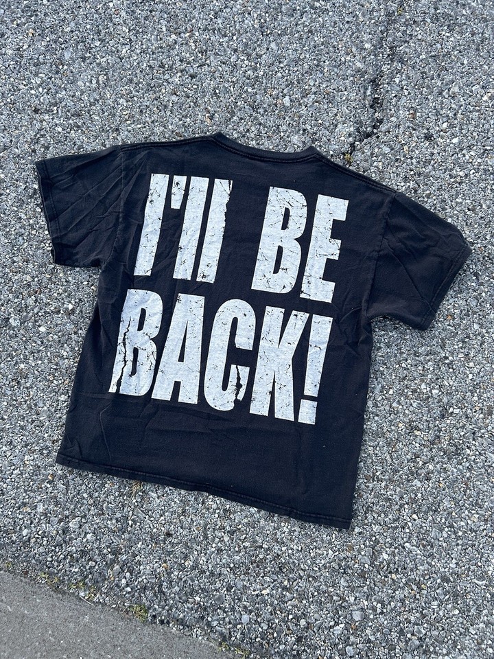 vintage the terminator 2 judgement day t2 JESUS schwarzenegger t-shirt ...