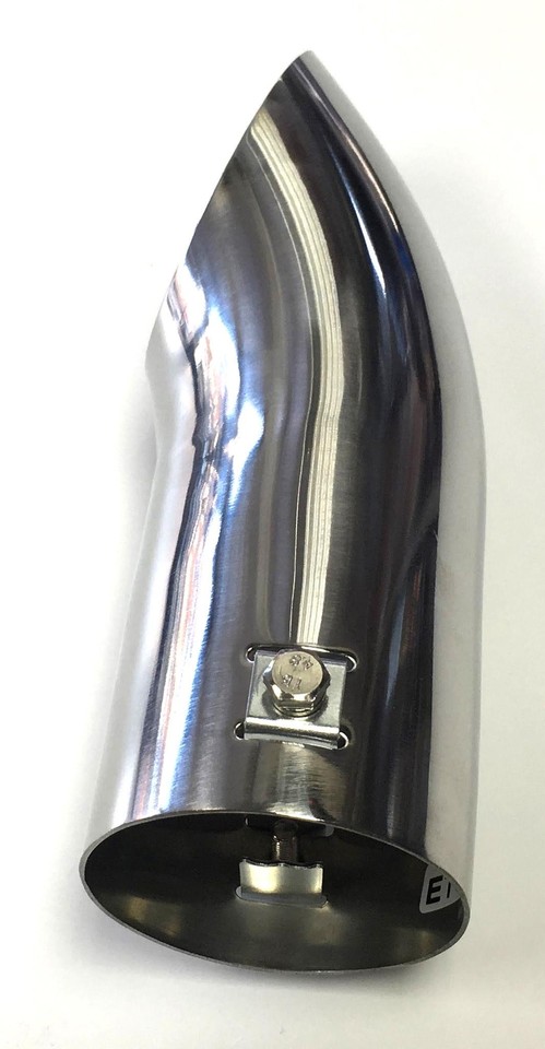 Curved Car Van Stainless Sport Steel Exhaust Tip Muffler Tail Pipe 38 ...