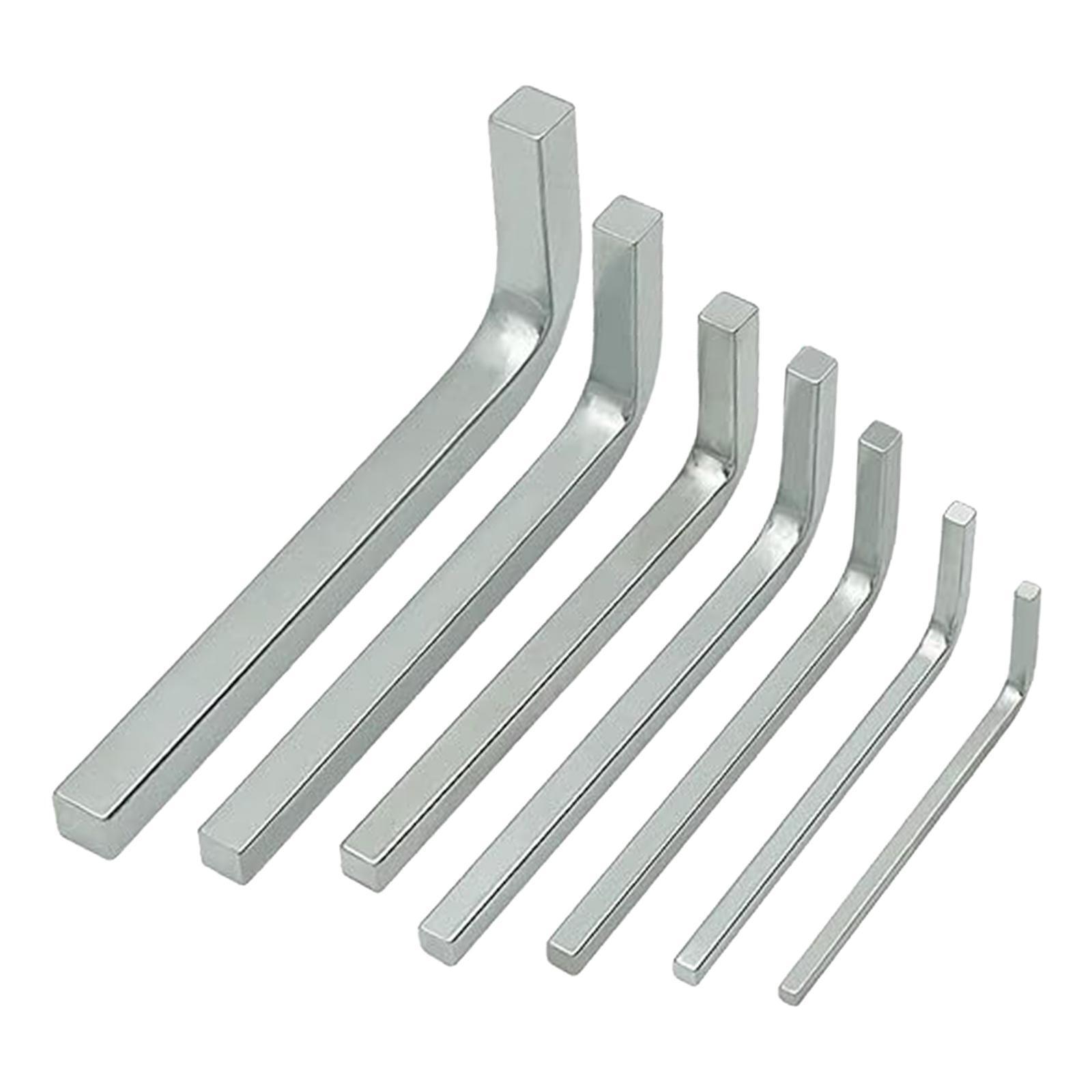 7Pcs L Shape Square Head Wrench Set Steel Home Appliances Wrench | eBay