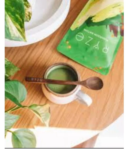 ORGANIC RYZE Mushroom Matcha Coffee, RYZE MUSHROOM MATCHA 180g-30 ...