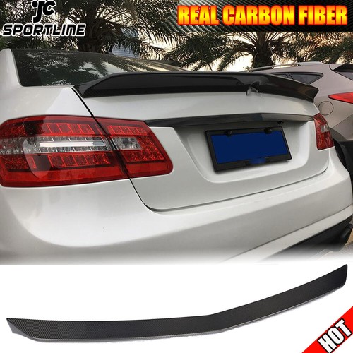 REAL CARBON Rear Trunk Spoiler Wing for Mercedes Benz W212 E63 AMG ...