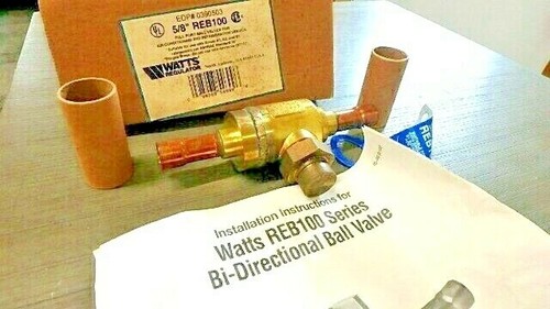 WATTS REB100 5/8" FULL PORT BALL VALVE EDP #0390503 | eBay