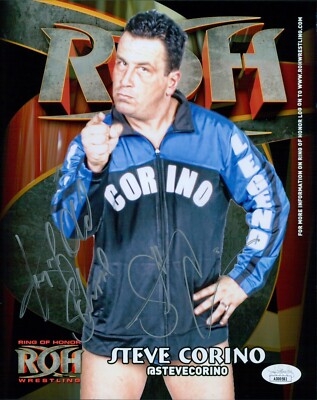 Steve Corino Ring of Honor Wrestling Signed 8x10 Glossy Photo JSA ...