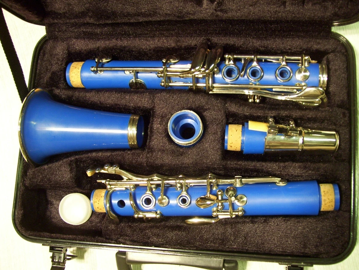 Blue Clarinet Instrument