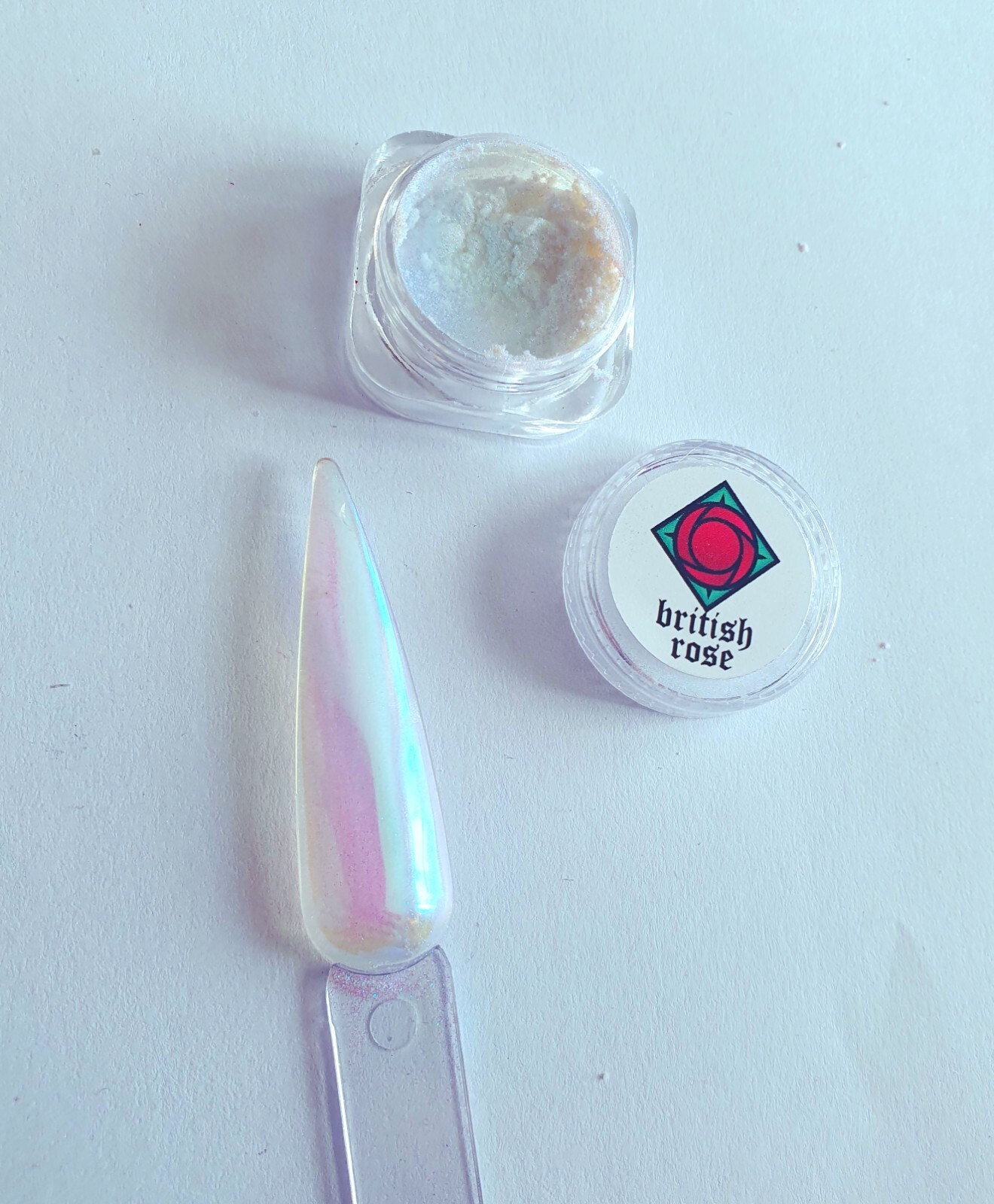 Silk AURORA CHROME POWDER NAIL AB Dust BIAB MIRROR Effect RAINBOW UK ...