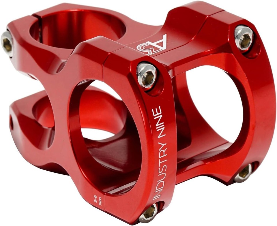 Industry Nine A35 MTB Mountain Bike Bicycle Stem Red 8 degree 35.0 x ...