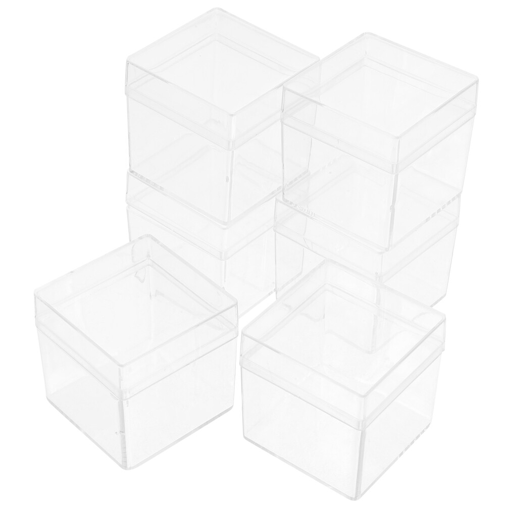 36 pcs Candy Box Square Boxes Square Cube Box Reusable Display Box ...