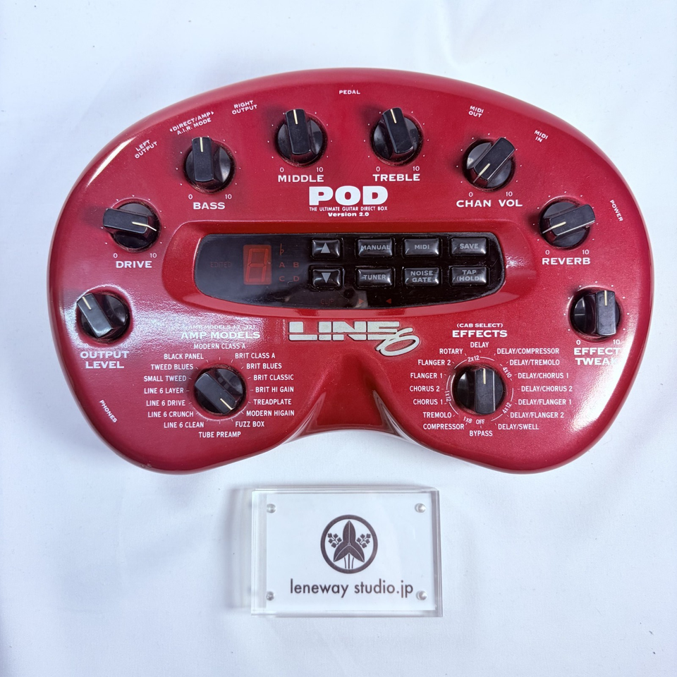 LINE6 POD 2.0 Line6 Pod Ver 2 Multi-Effects Guitar Effect Pedal ...