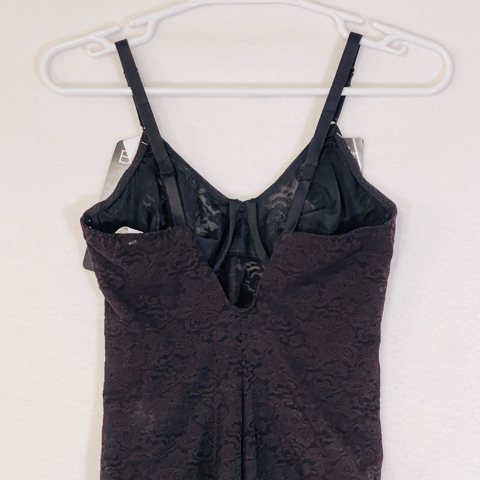 Bali Lace 'N Smooth Body Briefer Shaper UW Cups Sheer Firm Women 36-C ...