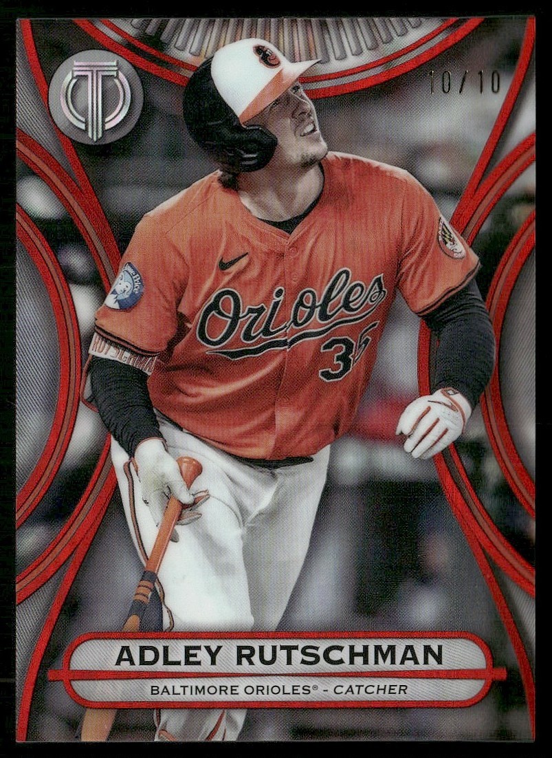 Adley Rutschman 2025 Topps Tribute #77 Red /10 Price Guide - Sports ...