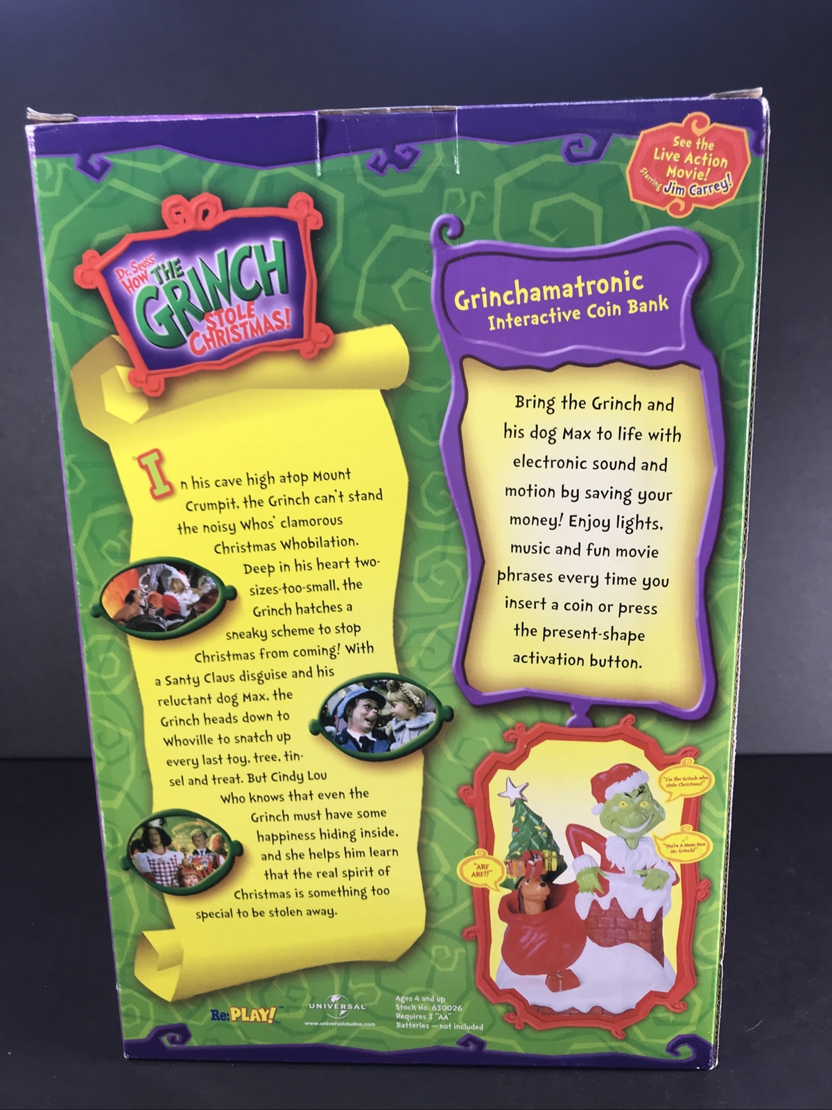 Dr Seuss How The Grinch Stole Christmas Grinchamatronic Interactive ...