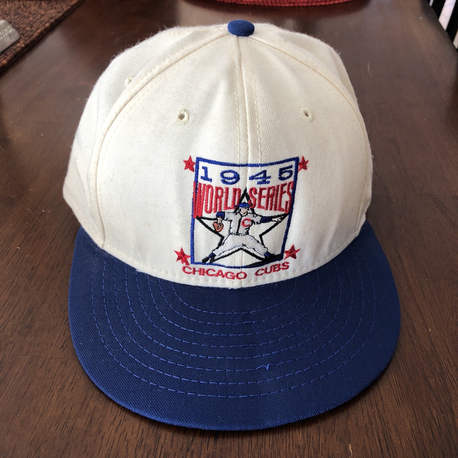 VINTAGE Chicago Cubs 1945 World Series Baseball Cap F… - Gem