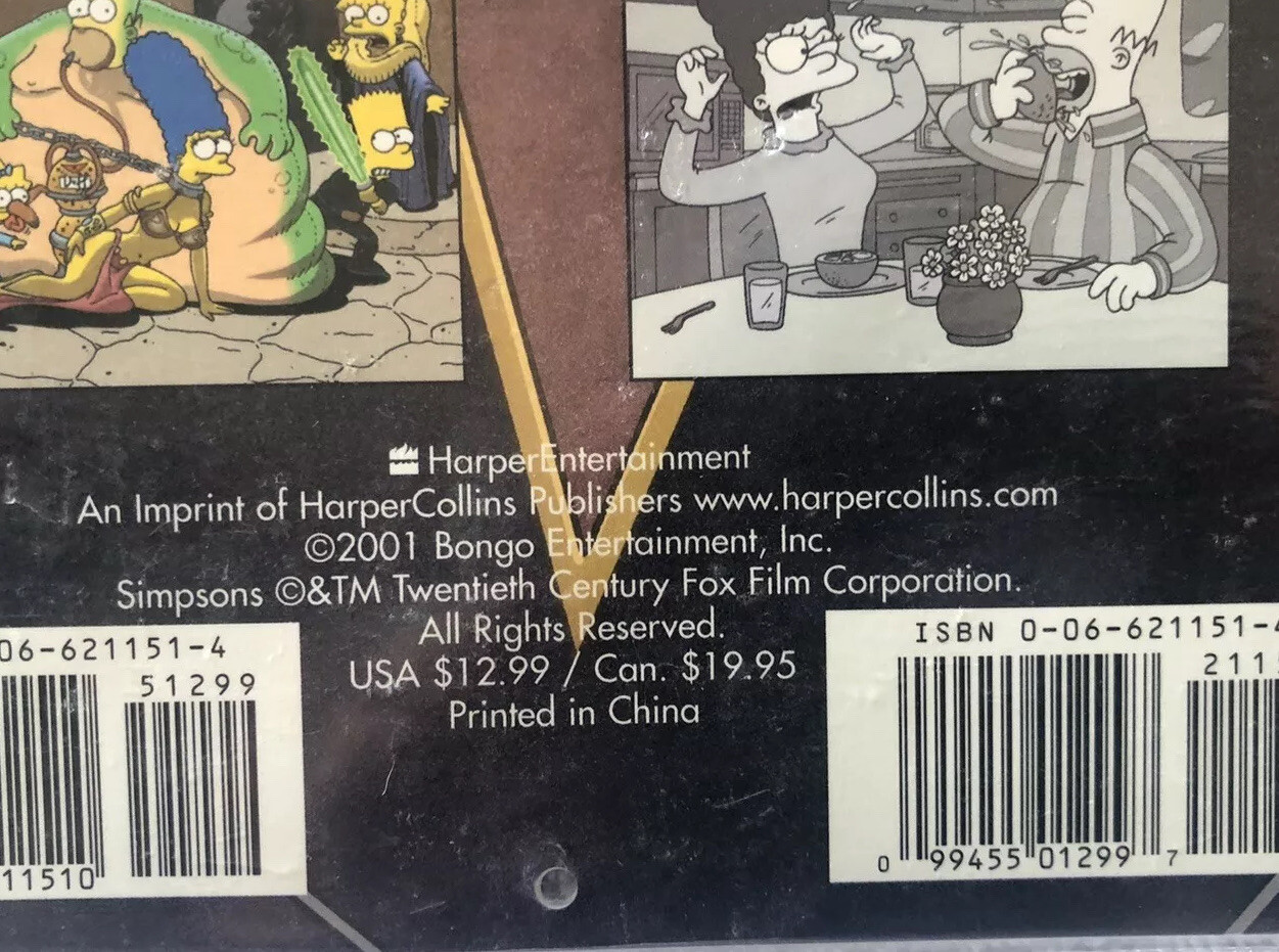 Rare 1 Lot Of 3 Simpson Calendars Harper Entertainment 2002 & 2003 | eBay