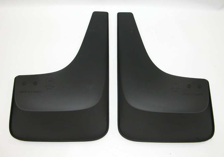 Silverado S10 Black Contoured Mudflaps Mud Flaps W/ Logo NEW GENUINE GM ...