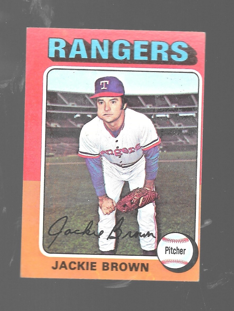 1975 Topps Mini Jackie Brown 316 Texas Rangers Baseball Card | eBay