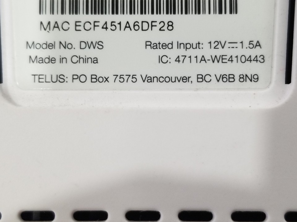 Telus Wi-Fi Booster DWS | eBay