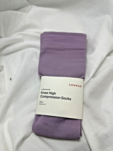 COMRAD Knee High Compression Socks Lavendar Solid Woman's Size Small | eBay