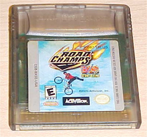 Road Champs BXS Stunt Biking BMX Tricks Nintendo Game Boy Color GBC GBA ...