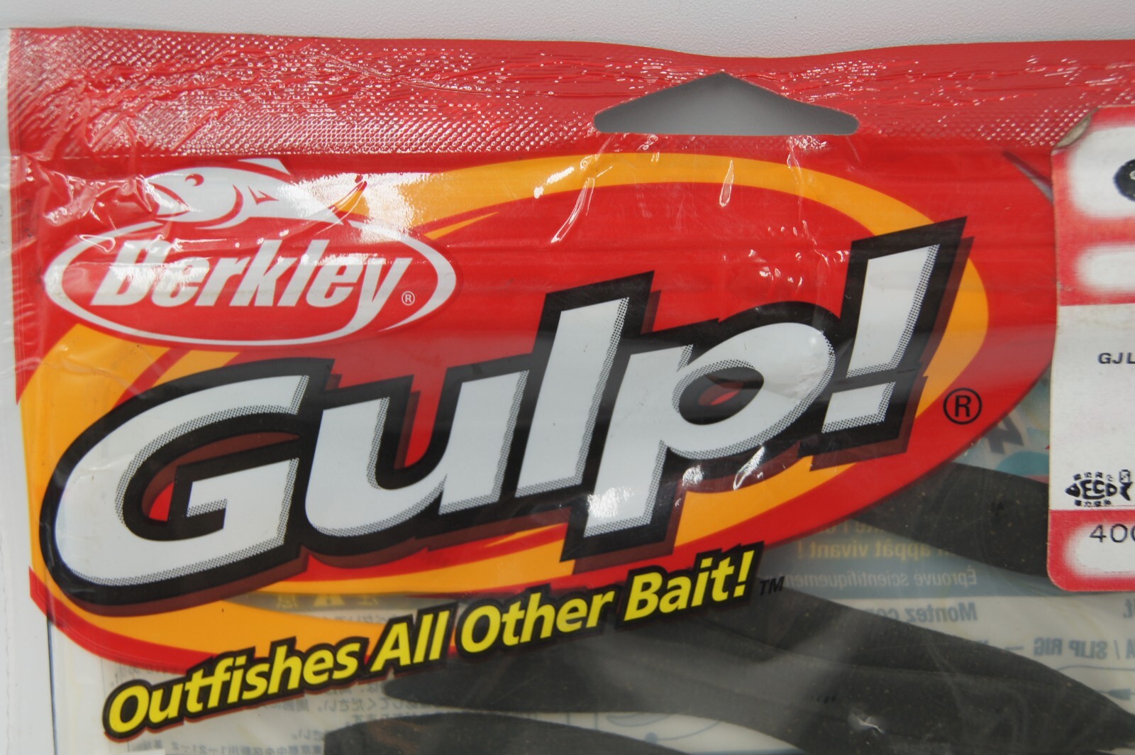 Berkley Gulp! Scented Jumbo Leech Walleye Fishing Bait 5" Black 8/Pack ...