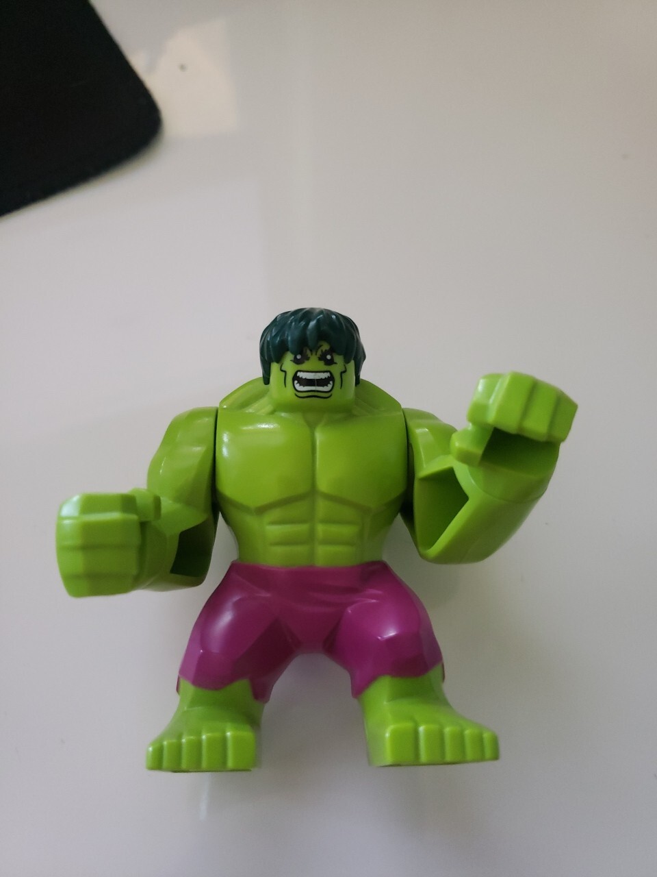 Lego Green Hulk Large Big Mini Fig 76078 Hulk Vs. Red Hulk Marvel ...