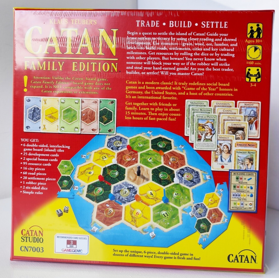 Catan Family Edition Brand Brand New & Sealed - free delivery | eBay UK