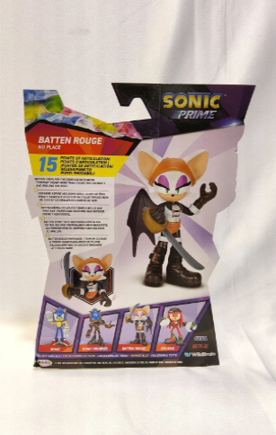 Jakks Sonic Prime Batten Rouge 5" Figure - Articulated Action Toy ...