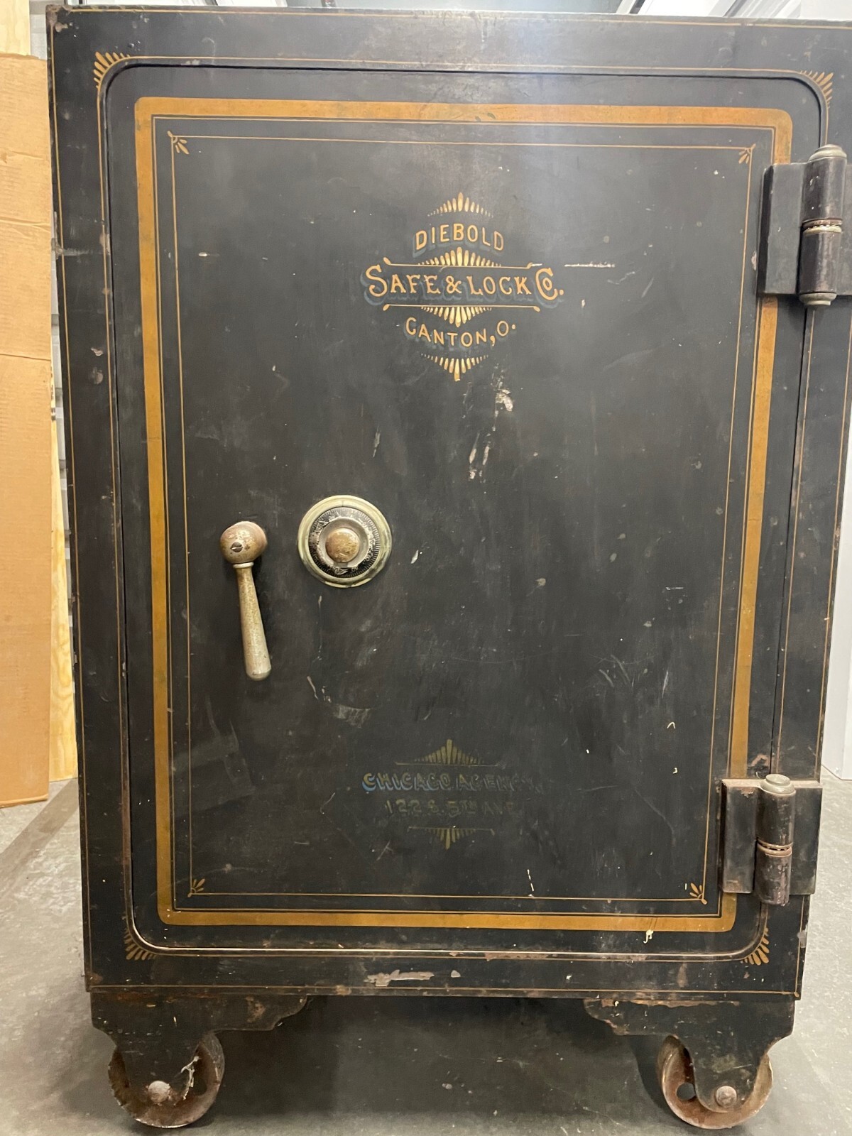 Antique black Diebold safe | eBay