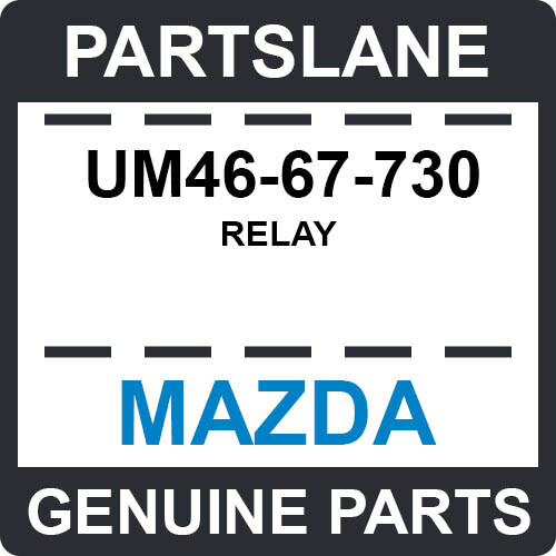 Mazda OEM Genuine UM4667730 Relay Um46-67-730 for sale online | eBay