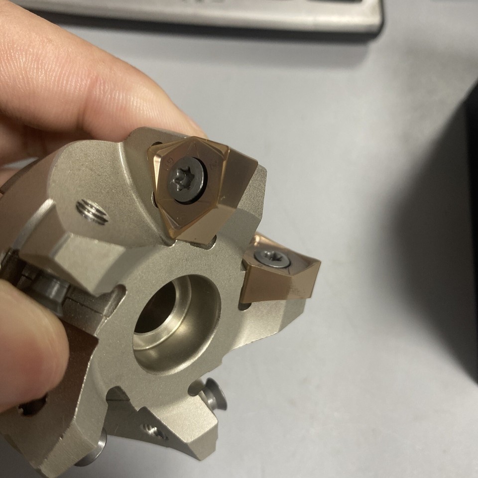 MFWN90 63-22-5T 90° Indexable Face Shell Mill Cutter +10* WNMU080608 ...