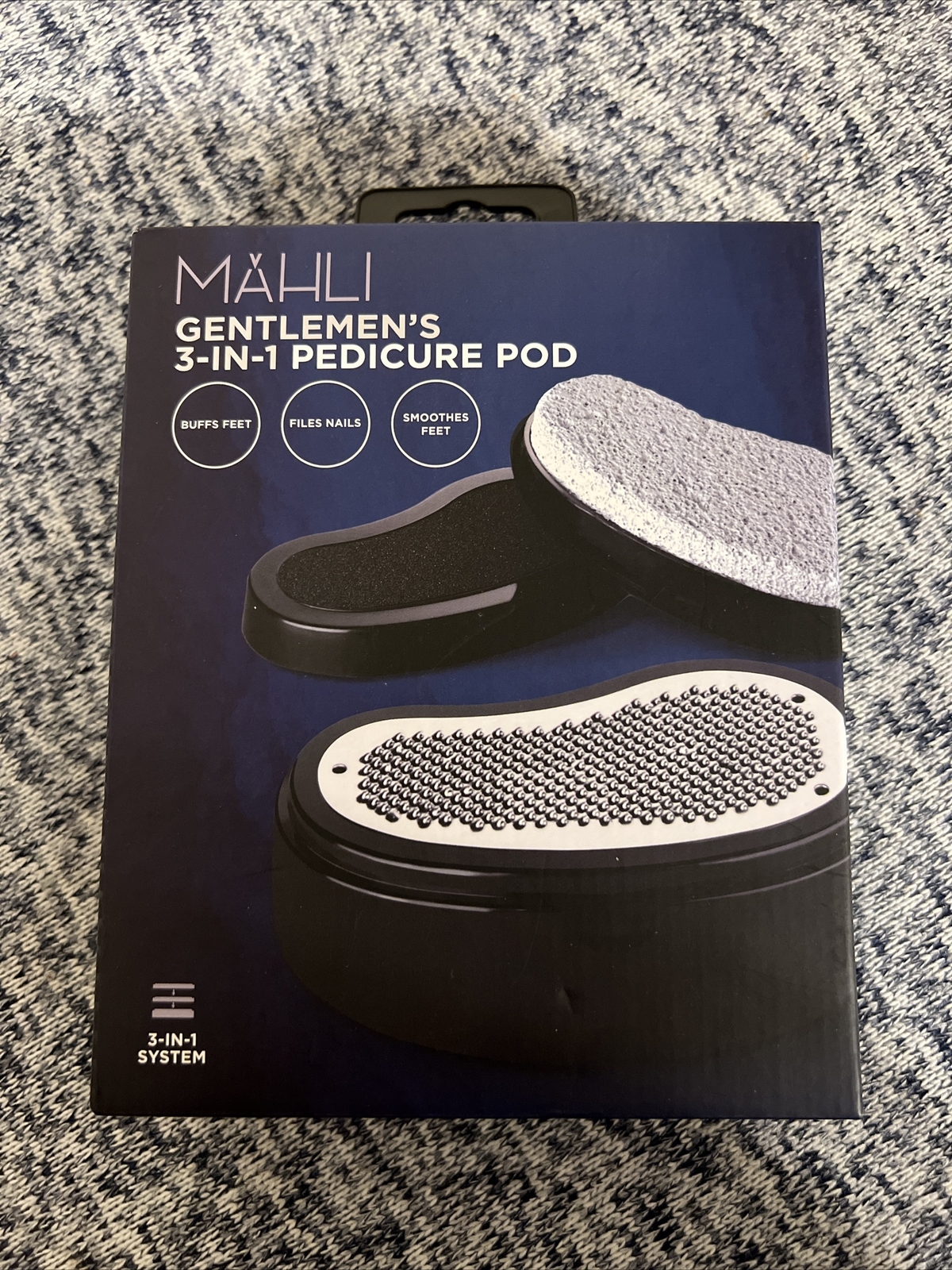 Mahli Gentleman’s 3-in-1 Pedicure Pod Buff, Files, Smoothes Feet (5) | eBay