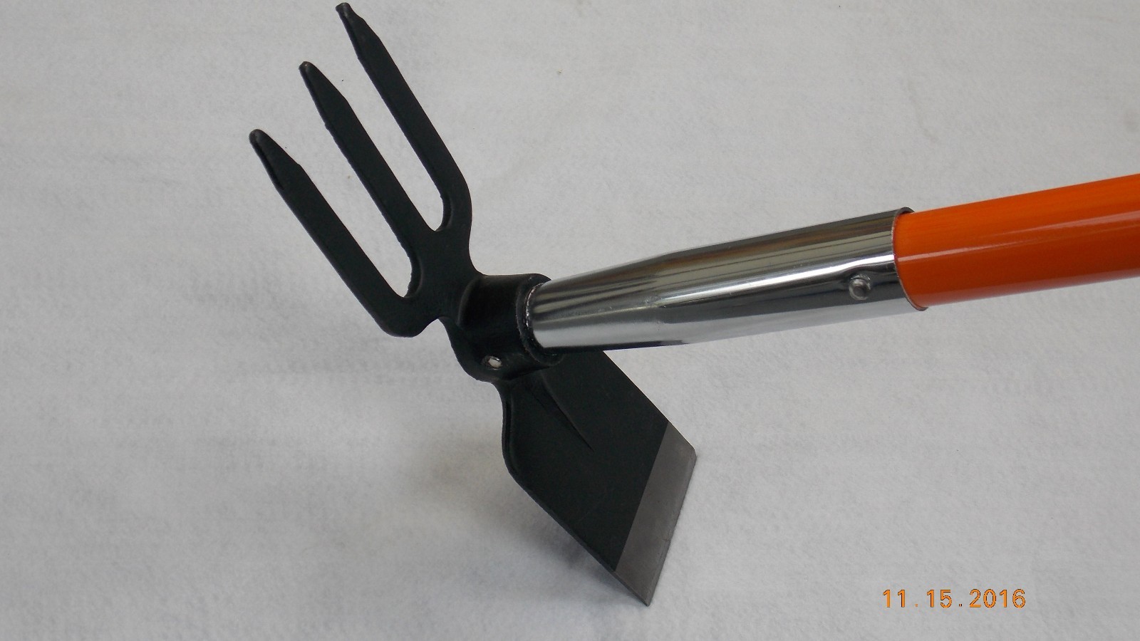 Weeding Hoe & 3 Prong Cultivator W/ 54" US Fiberglass Handle! Assembled ...