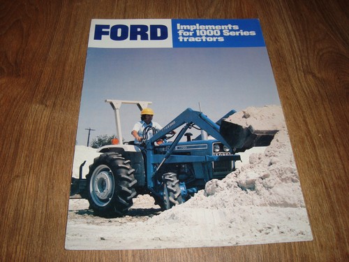 Ford Implements For 1000 Series Tractors AD-4127-A Brochure Catalog | eBay