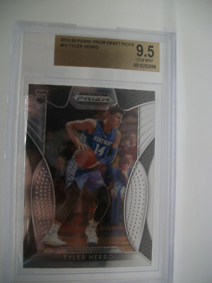 TYLER HERRO 2019-20 Panini Prizm Draft #15 BGS GEM MINT 9.5 Heat RC | eBay