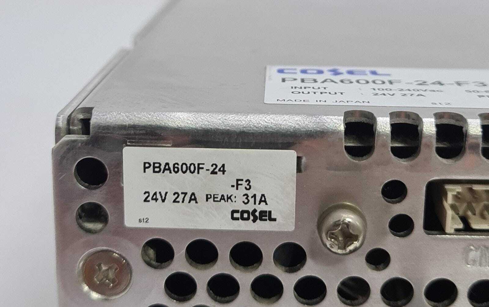 COSEL PBA600F-24-F3 Switching Power Supply 100-240VAC 24V 27A | eBay