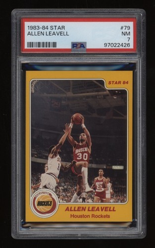 1983-84 Allen Leavell PSA 7 Star Basketball #79 *NICE* Low POP2 Only 7 ...