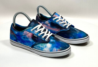 VANS Cosmic Galaxy Space Sneakers Womens 7 Multicolor Lace Up Shoes ...