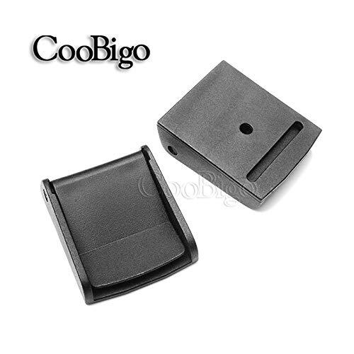 5pcs 1-1/2" (39.5mm) Webbing Cam Buckles Plastic Black Toggle Clip 1-1/ ...