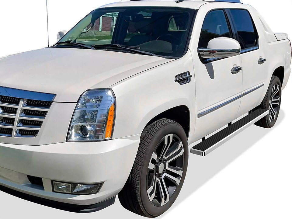 APS Polished Steel Side Steps Fit 02-13 Cadillac Escalade EXT | eBay