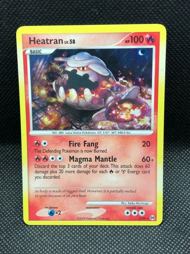 Heatran Holo Rare Arceus Set - Pokemon Card 3/99 - PACK FRESH | eBay ...